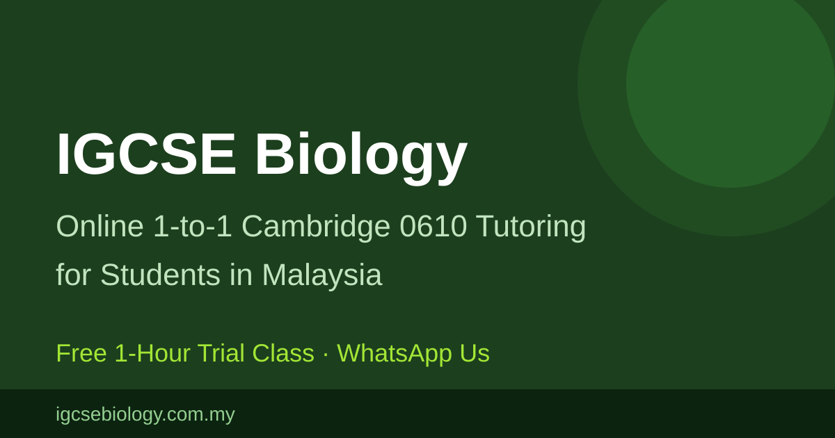 Gene: IGCSE Biology (0610) Definition